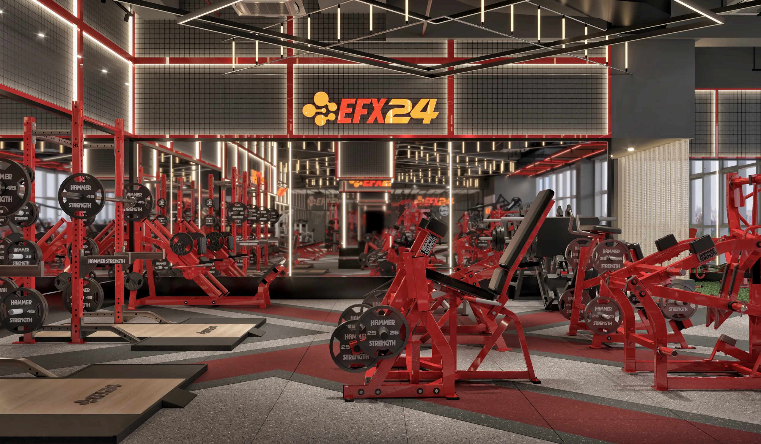 Hammer Strength官方認證 - 頂尖健身器材| 環境設備 | EFX24
